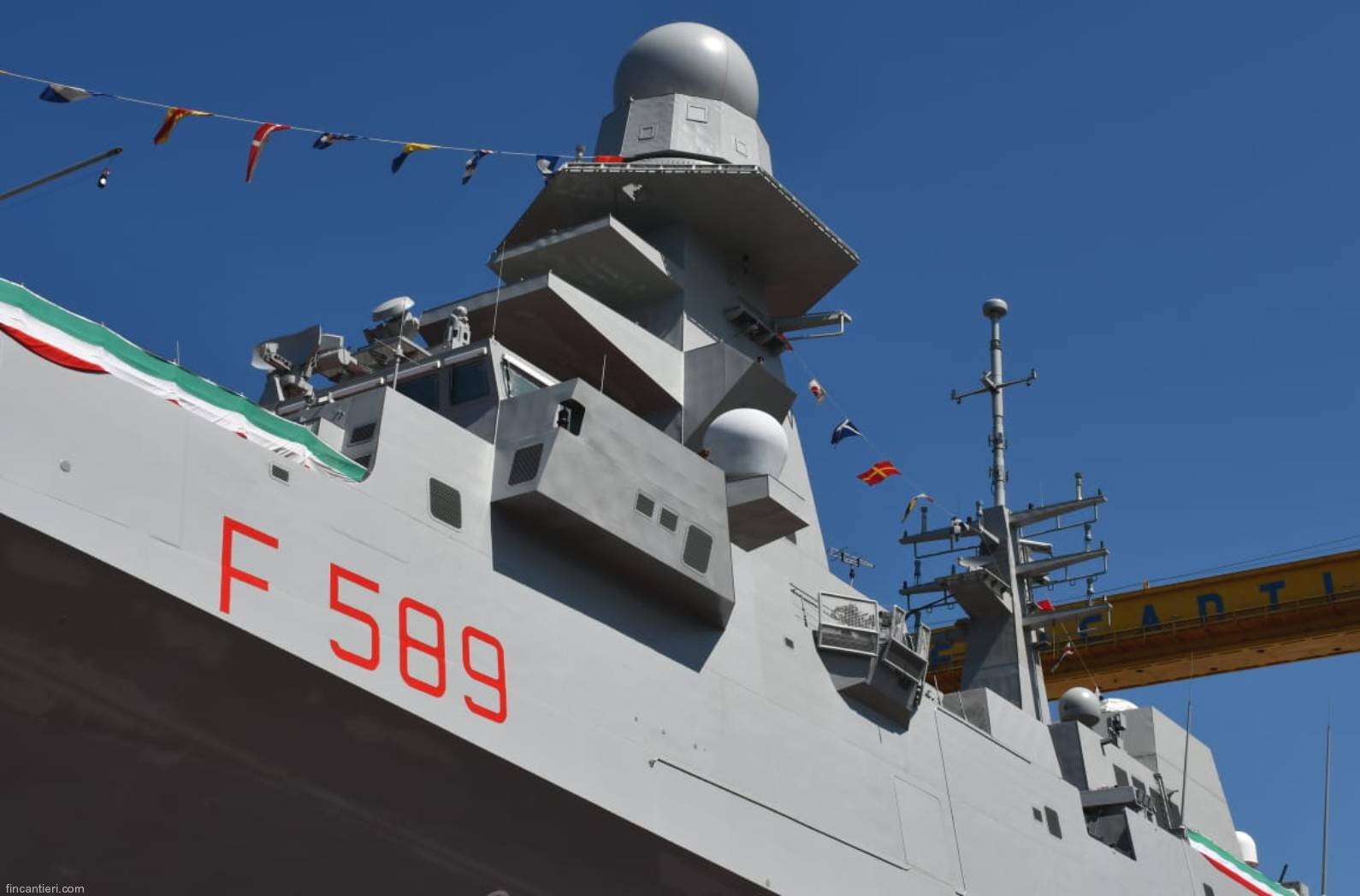 F-599 Emilio Bianchi FREMM Bergamini Frigate Italian Navy