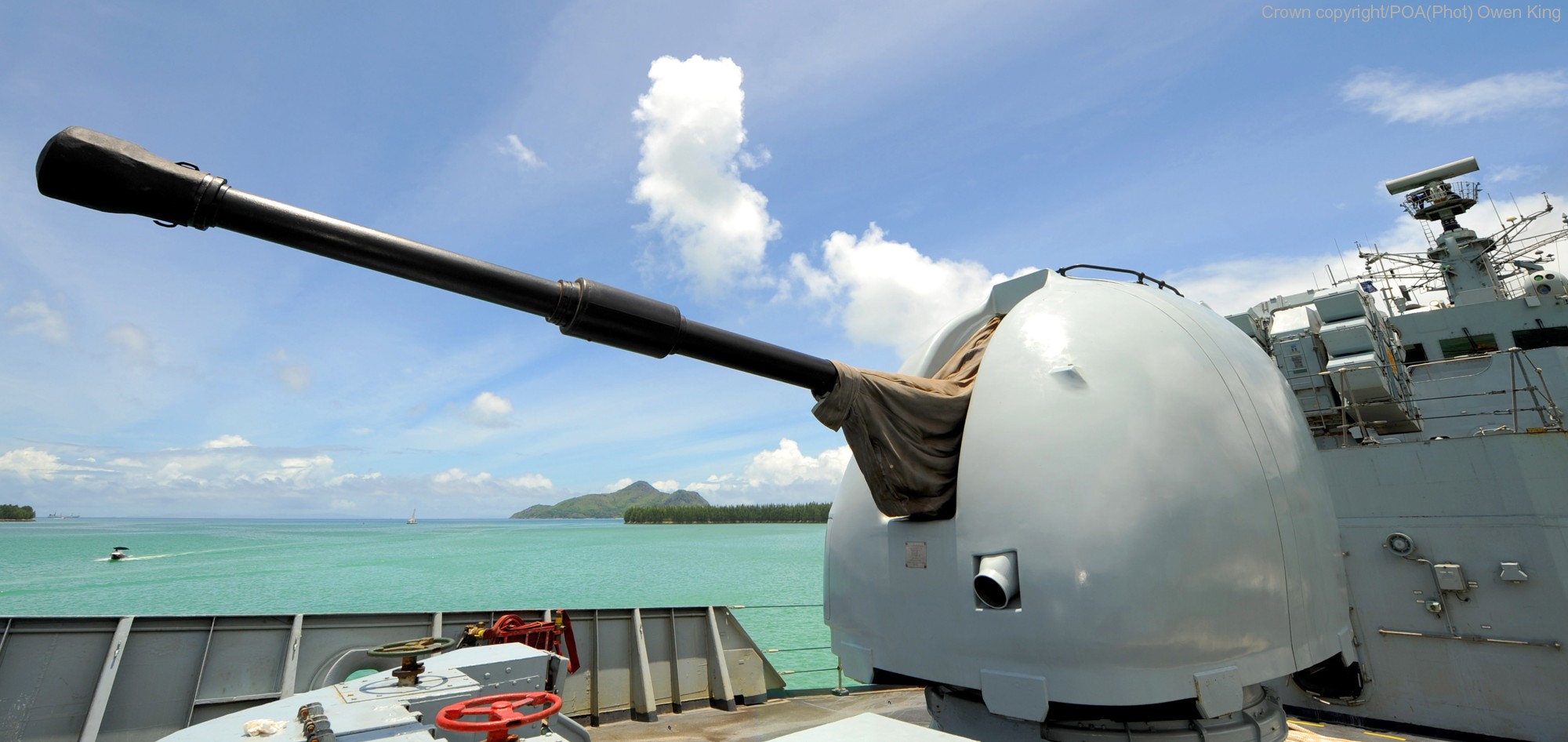 Mark 8 4.5 inch 55 caliber 113mm naval gun