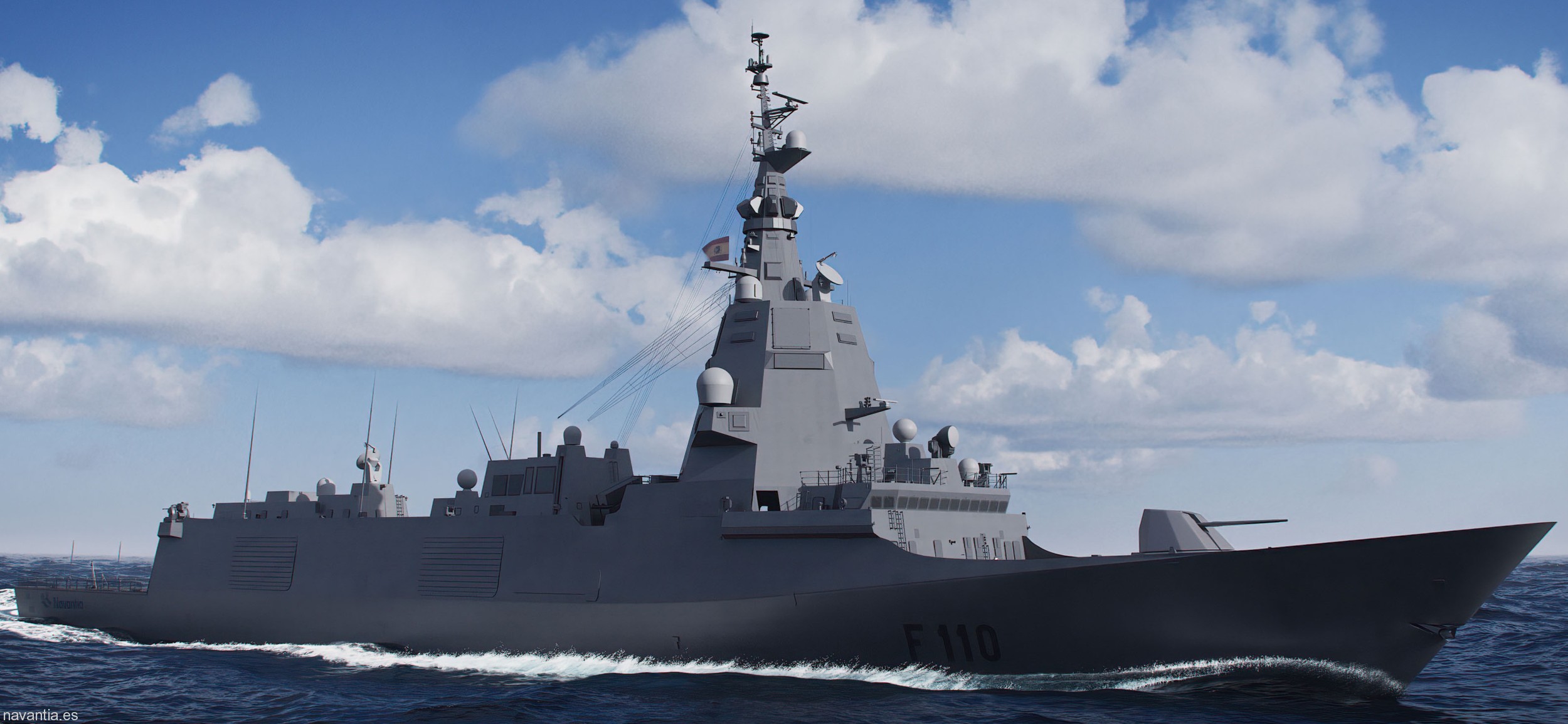 Bonifaz F110 class Guided Missile Frigate FFG Spanish Navy