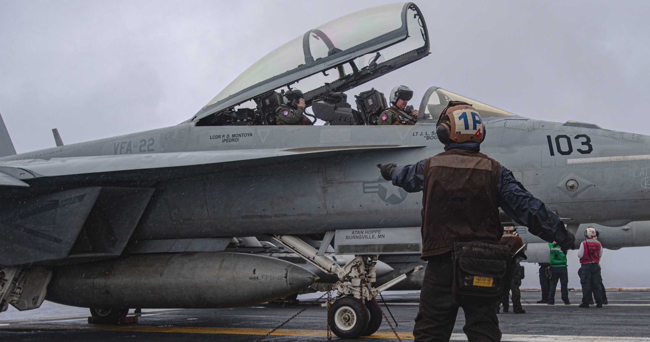 VFA-22 Fighting Redcocks Strike Fighter Squadron F/A-18F