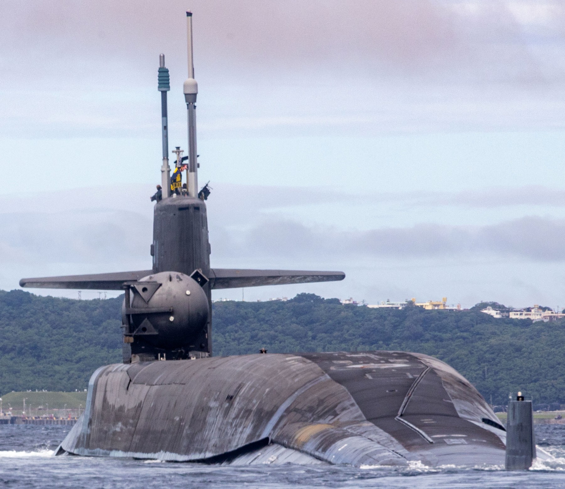 USS Michigan SSGN 727 SSBN Guided Missile Submarine US Navy