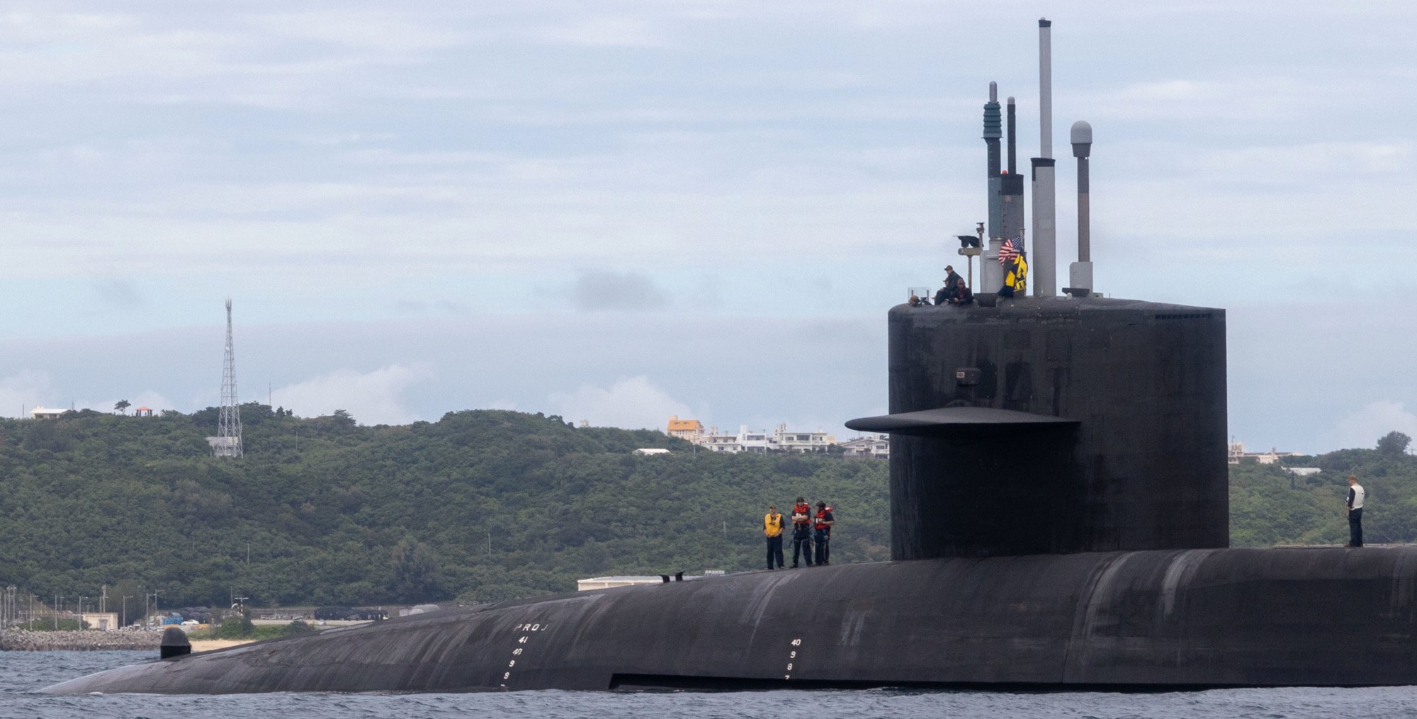 USS Michigan SSGN 727 SSBN Guided Missile Submarine US Navy