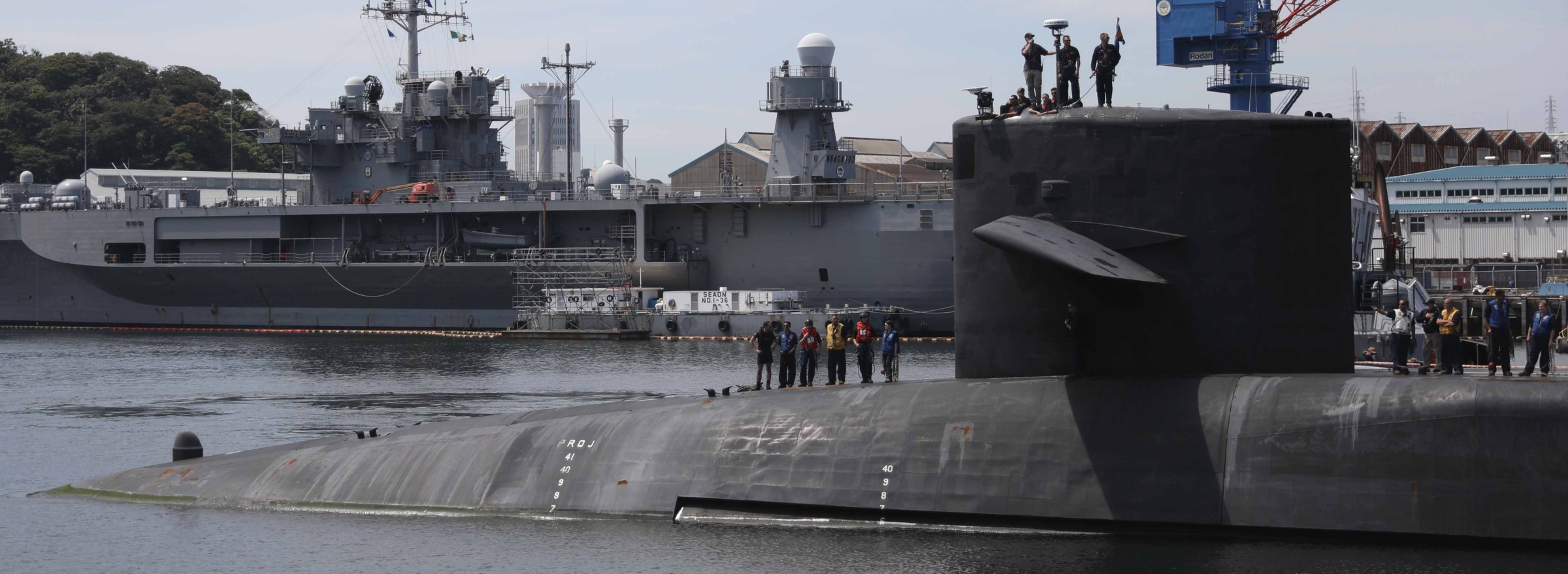 USS Michigan SSGN 727 SSBN Guided Missile Submarine US Navy