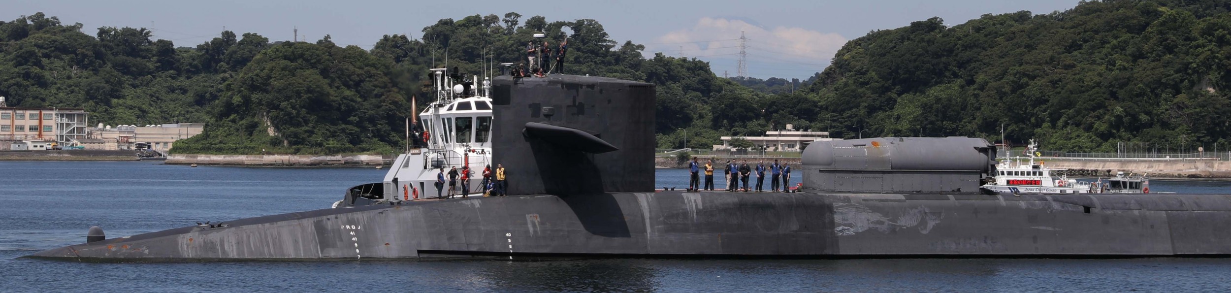 USS Michigan SSGN 727 SSBN Guided Missile Submarine US Navy
