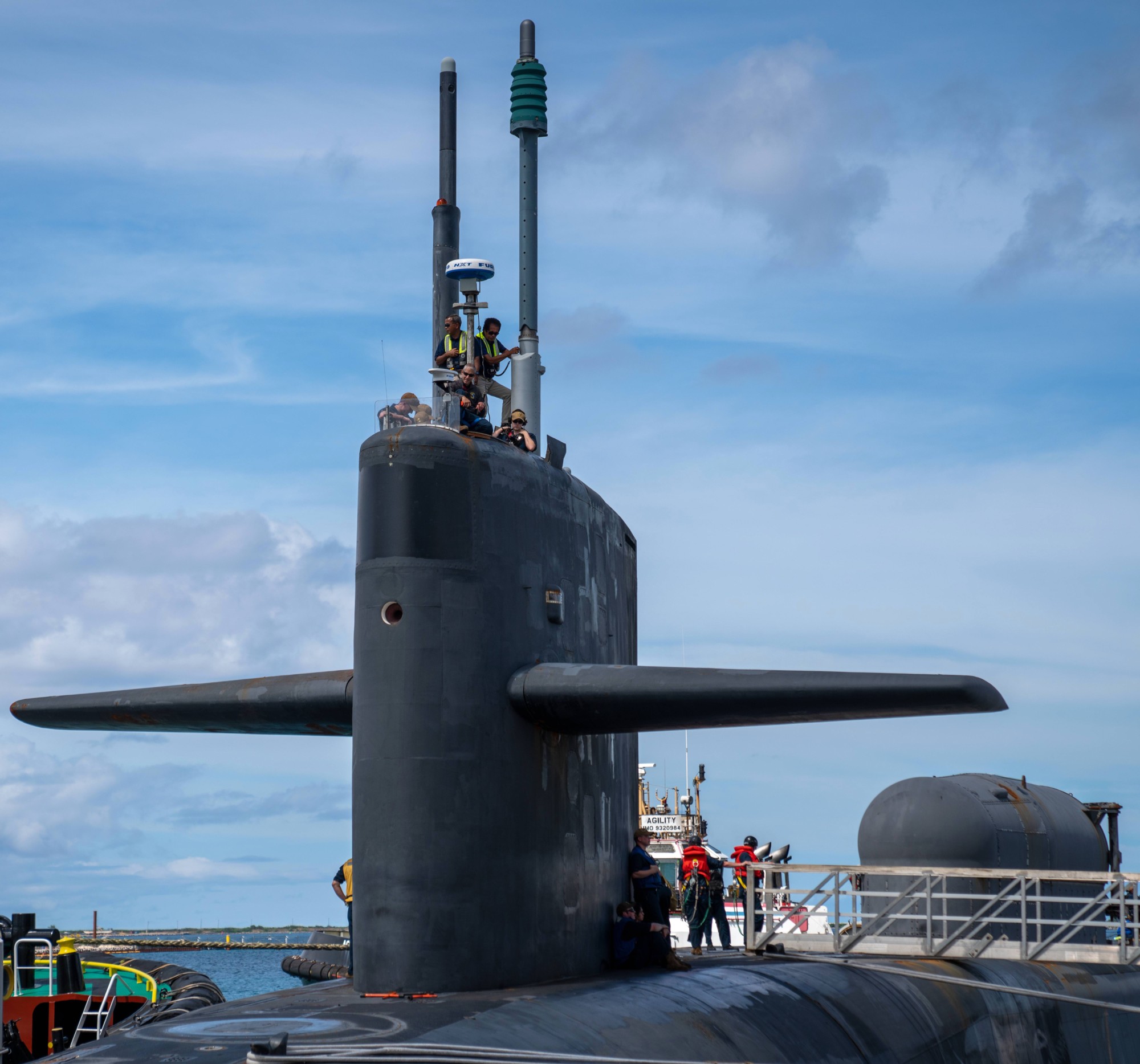 USS Michigan SSGN 727 SSBN Guided Missile Submarine US Navy