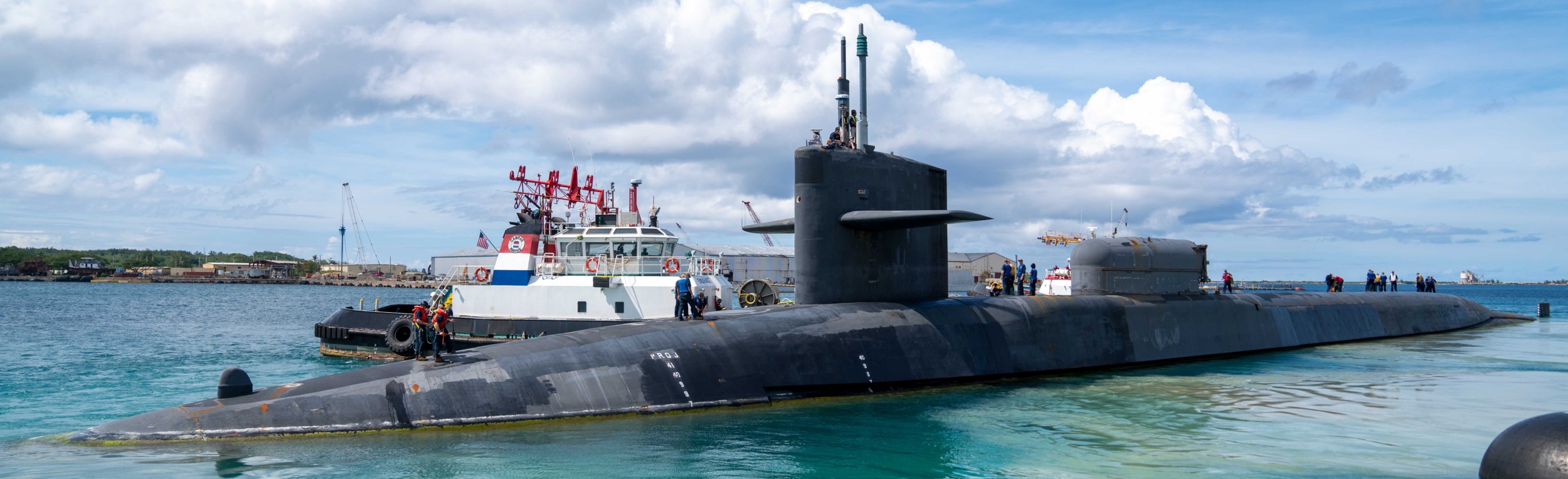 USS Michigan SSGN 727 SSBN Guided Missile Submarine US Navy